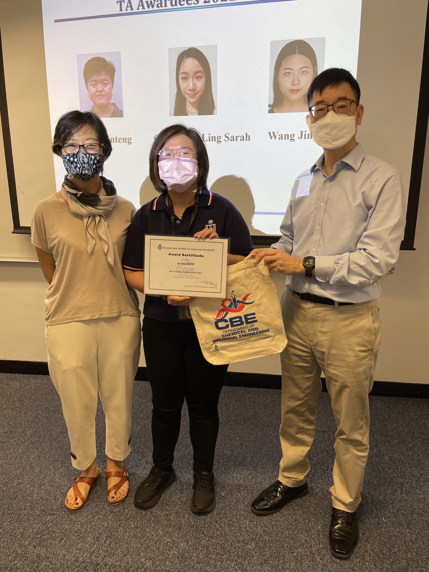 Best Teaching Assistant Award in Chemical and Biological Engineering ...